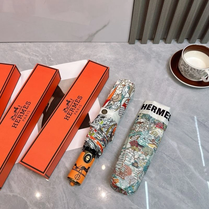Brand-authenticated Hermes Umbrella