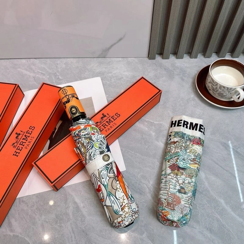 Brand-authenticated Hermes Umbrella