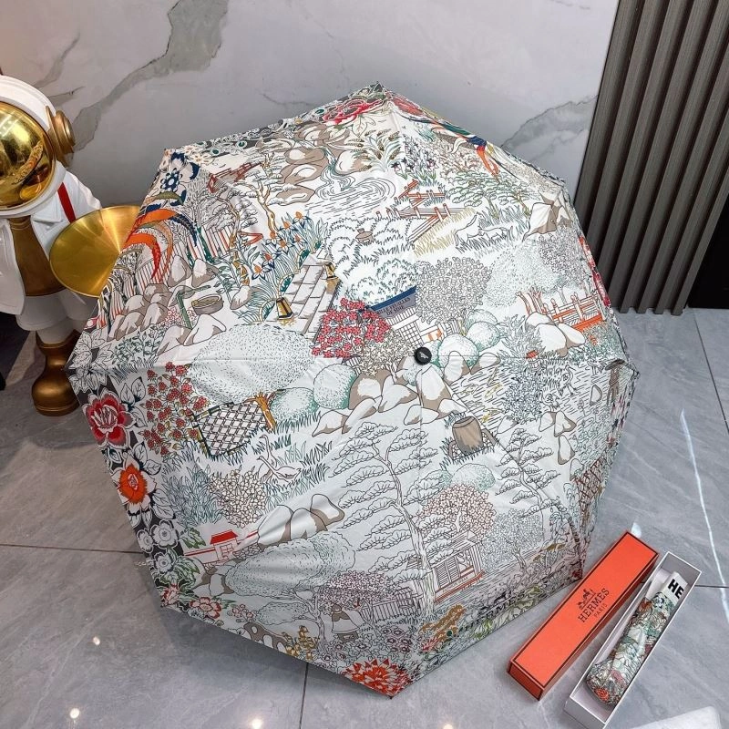 Brand-authenticated Hermes Umbrella