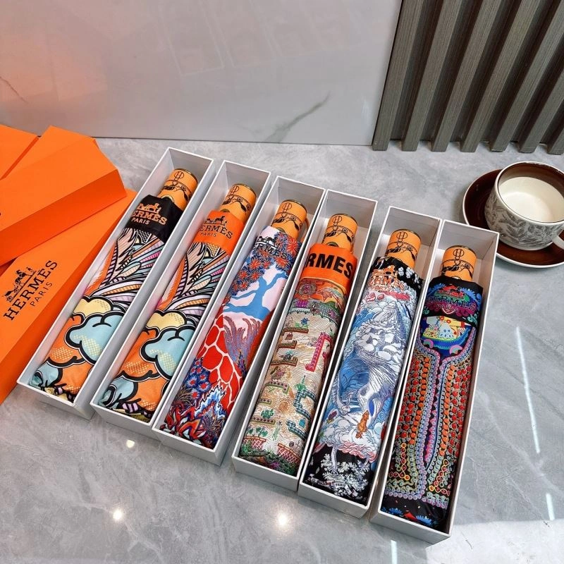 Brand-authenticated Hermes Umbrella