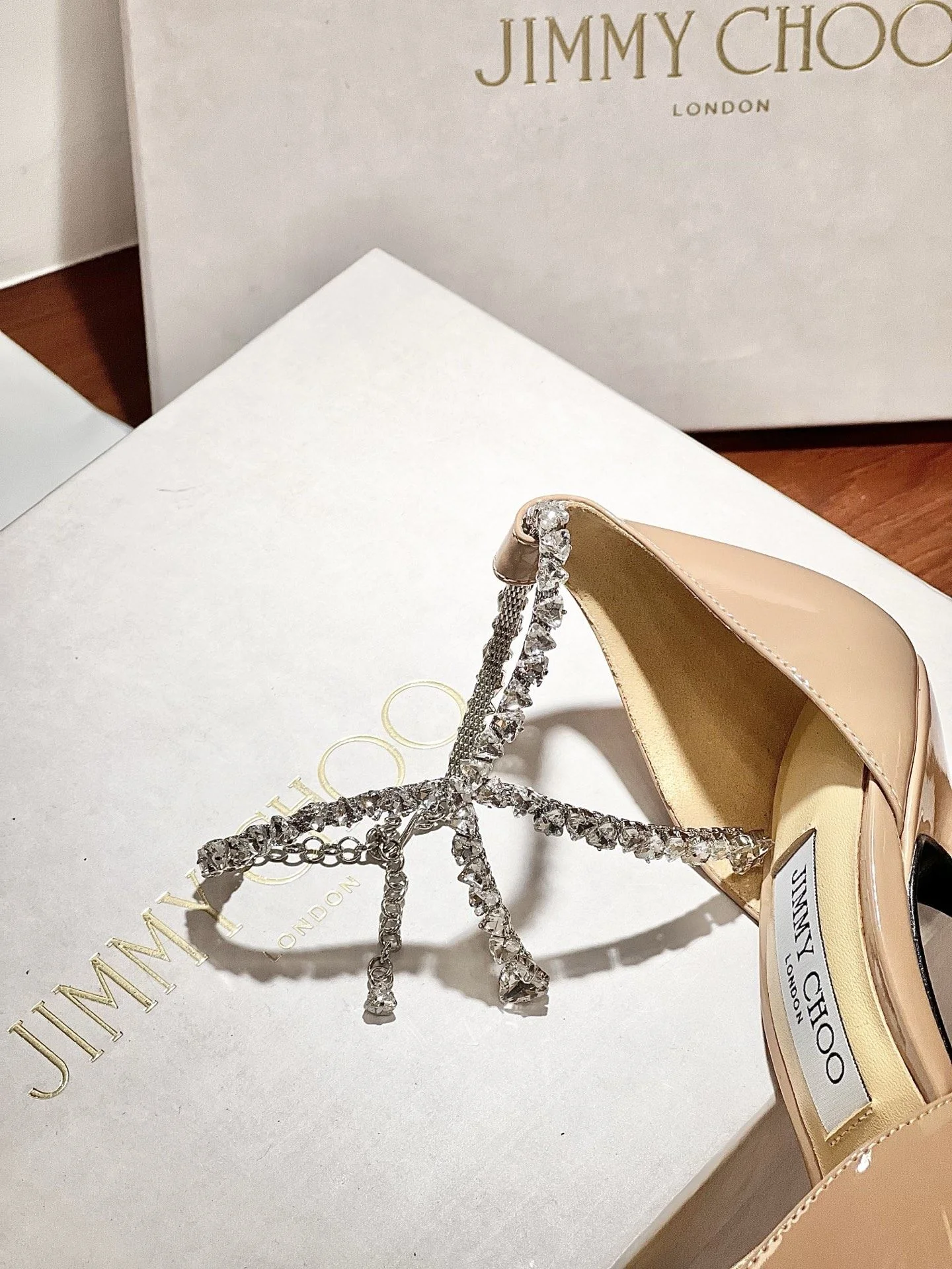 Brand-authenticated Jimmy Choo Sandals