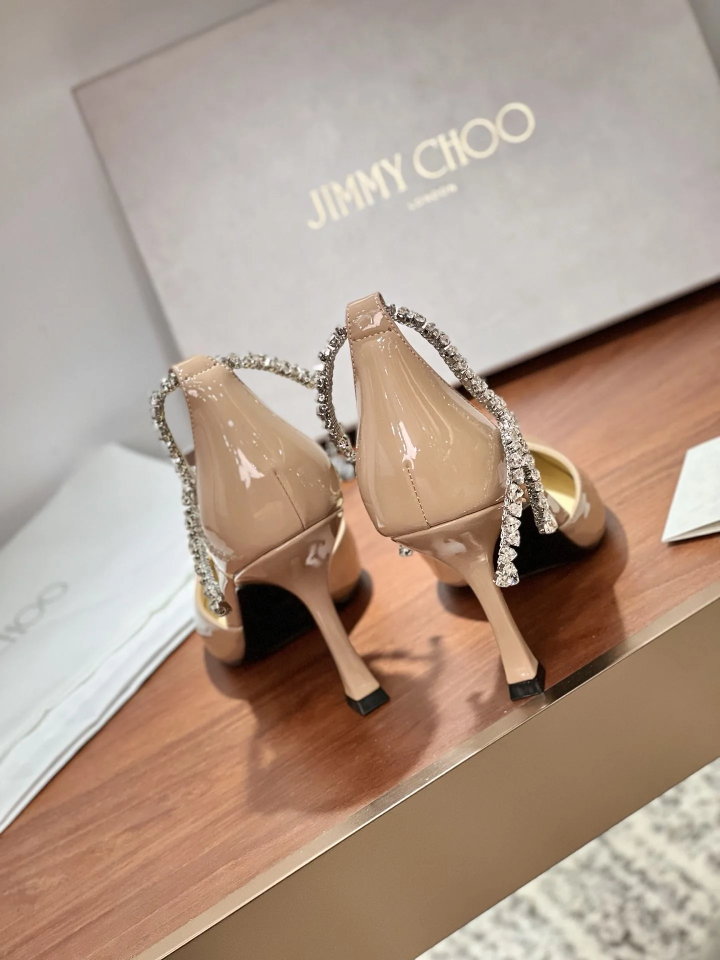 Brand-authenticated Jimmy Choo Sandals