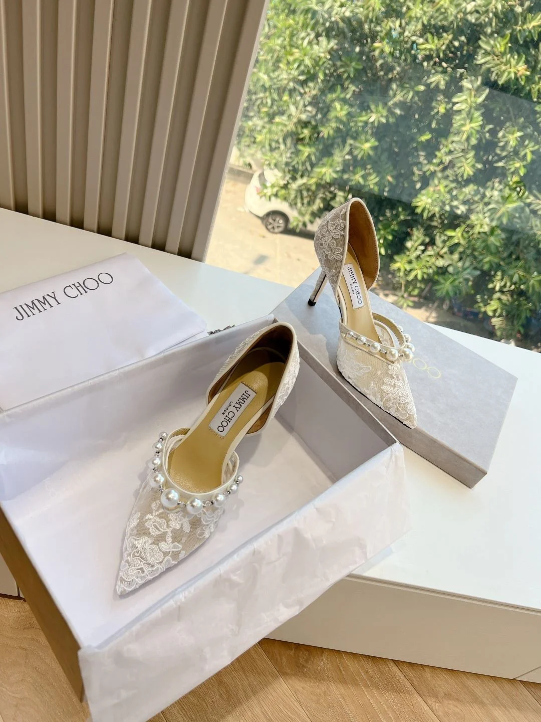 Brand-authenticated Jimmy Choo Sandals