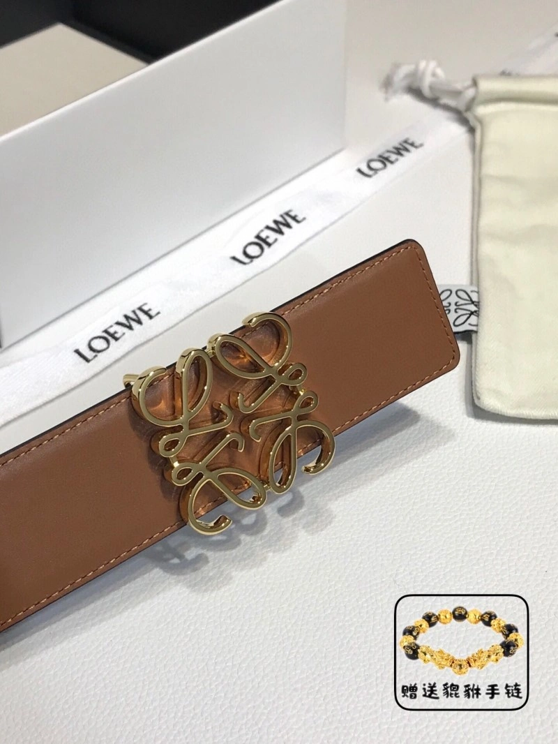 Brand-authenticated Loewe Belts