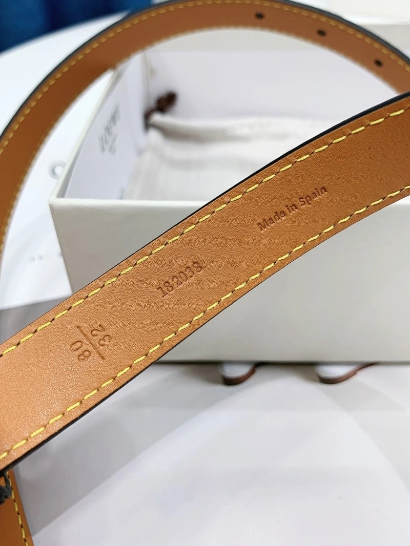 Brand-authenticated Loewe Belts