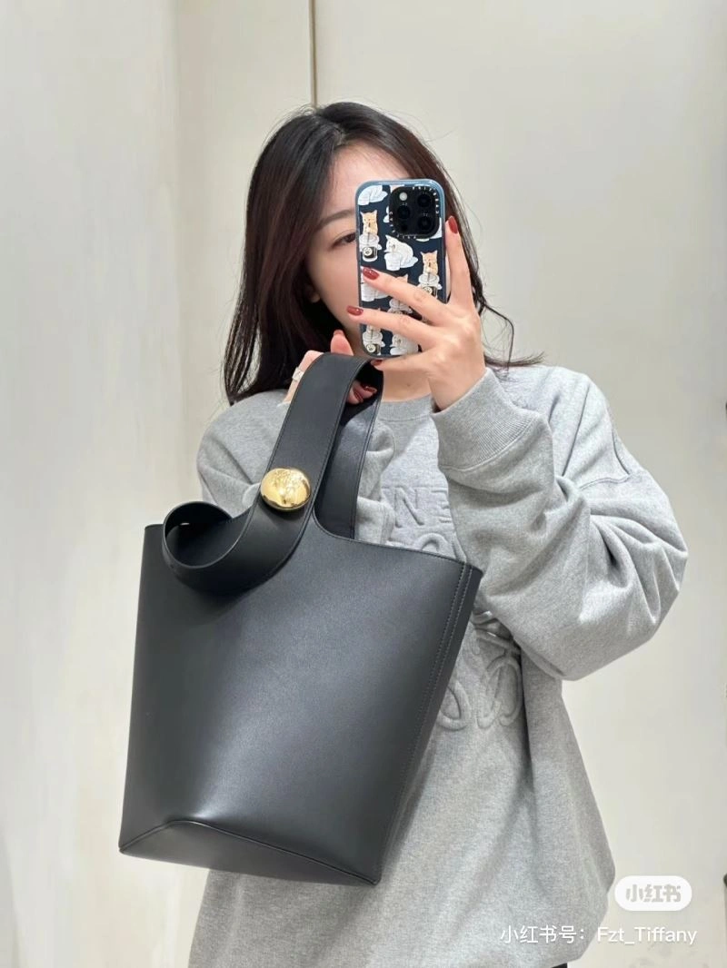 Brand-authenticated Loewe Bucket Bags
