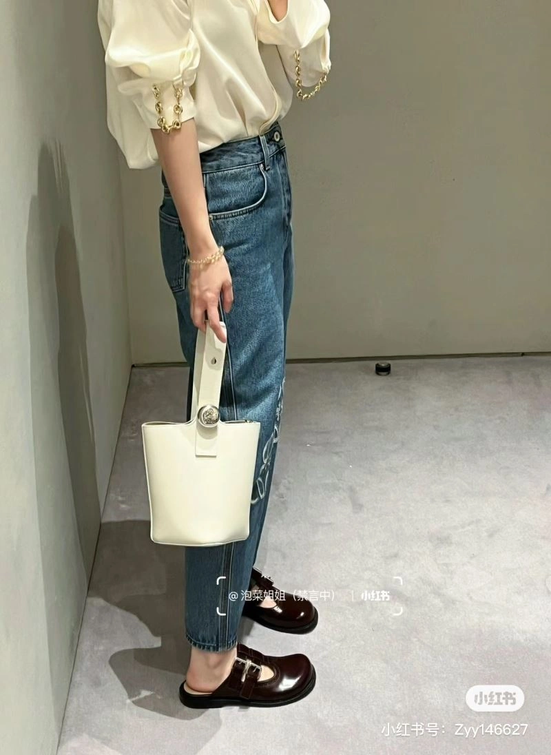 Indistinguishable Loewe Bucket Bags