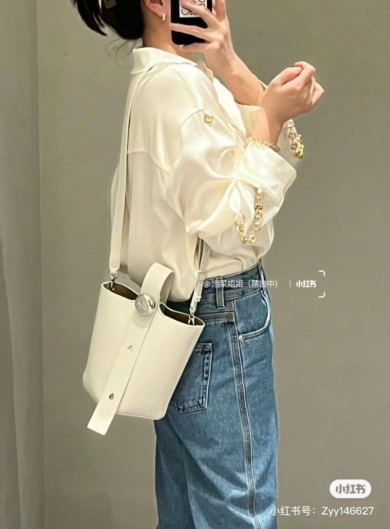 Indistinguishable Loewe Bucket Bags