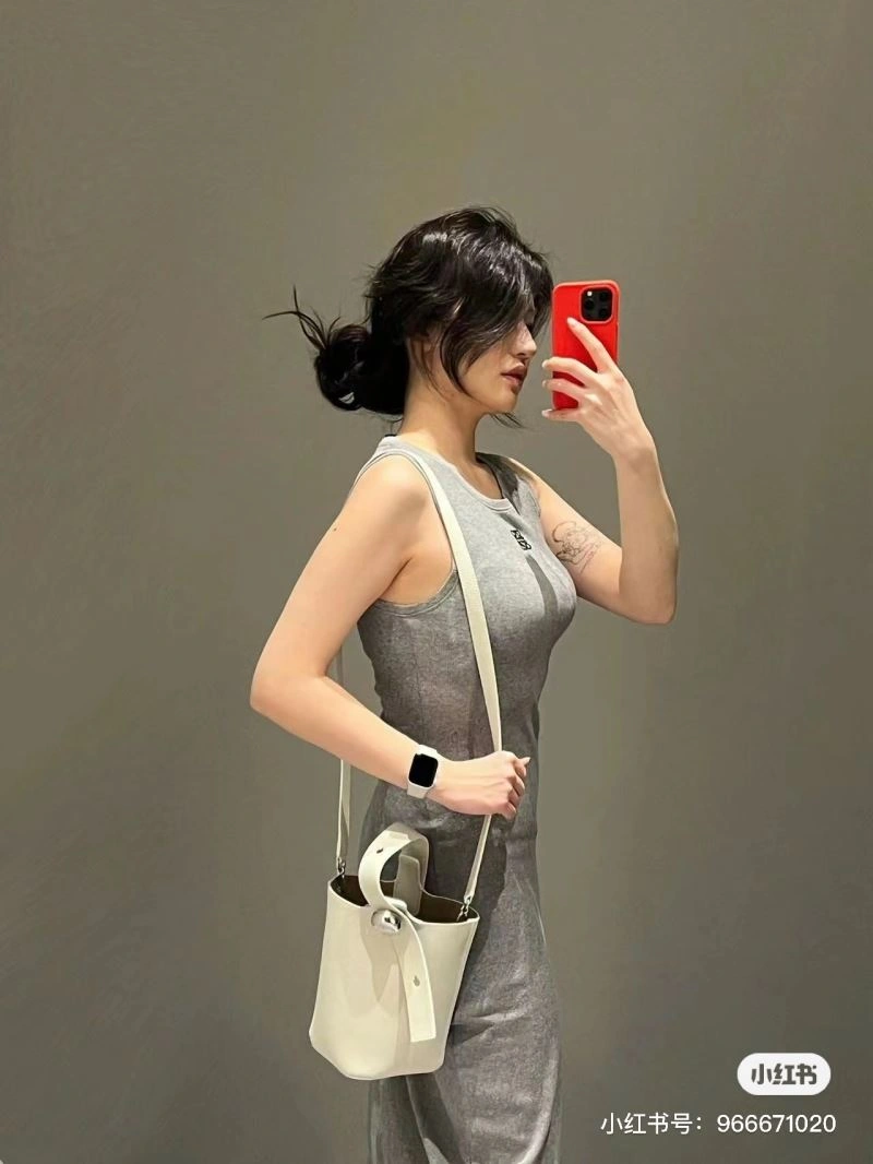 Indistinguishable Loewe Bucket Bags