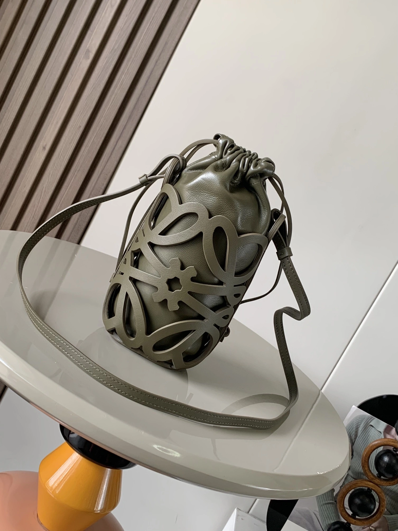 Indistinguishable Loewe Bucket Bags