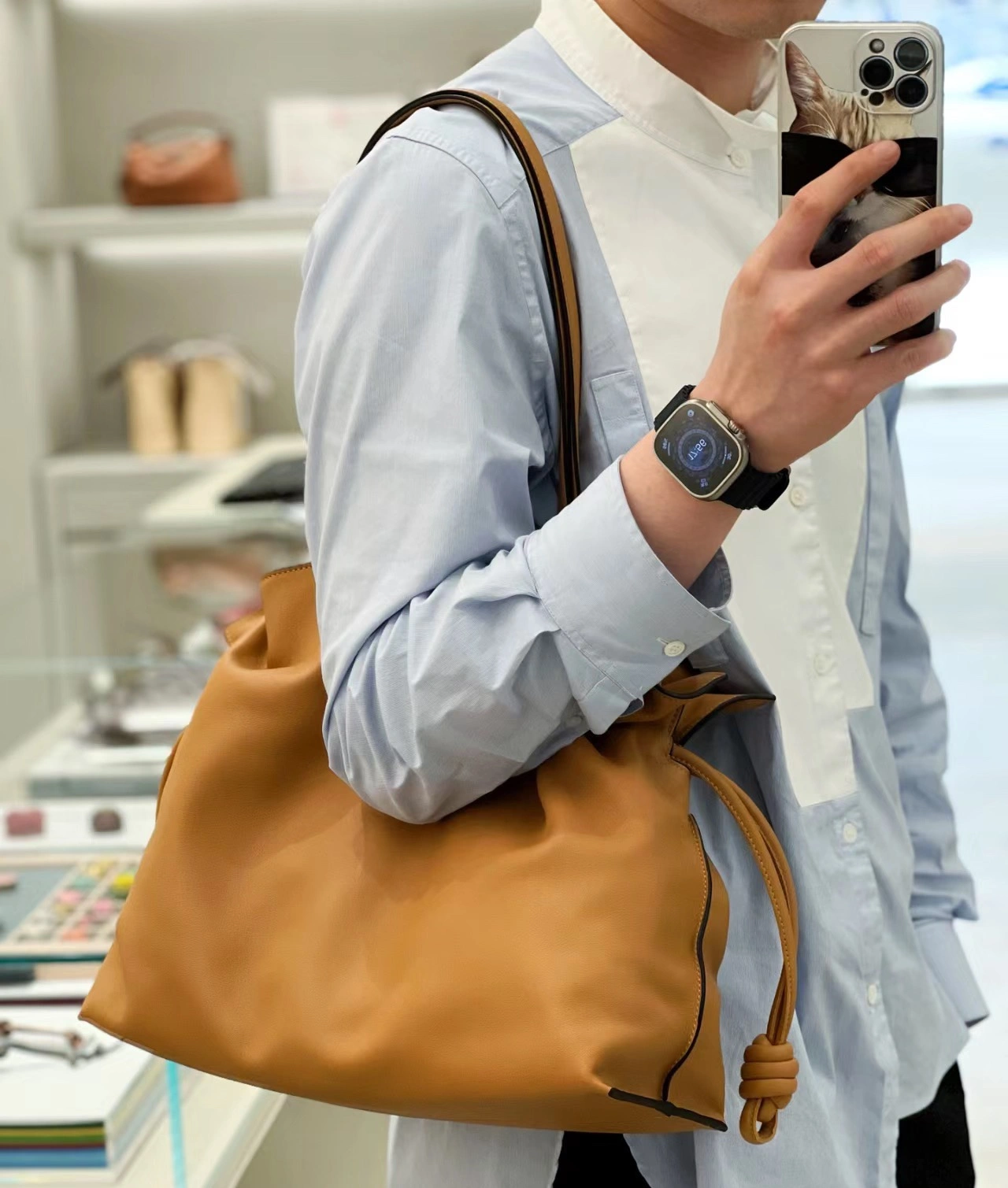 Budget-friendly Loewe Flamenco Bags