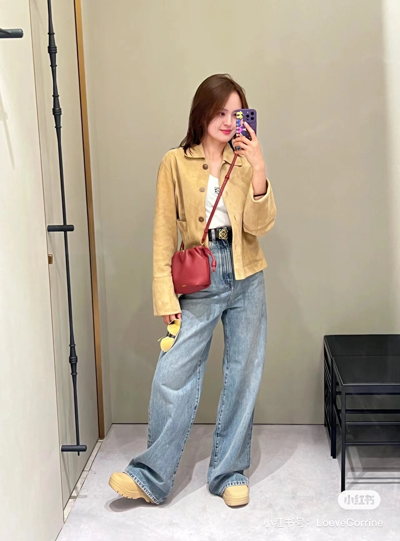 Top mirror Loewe Flamenco Bags