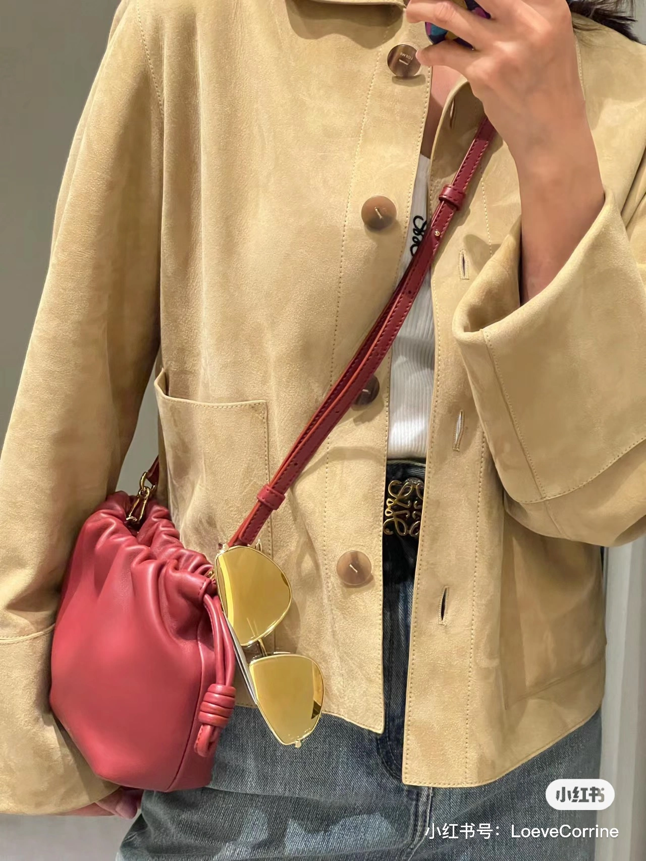 Top mirror Loewe Flamenco Bags