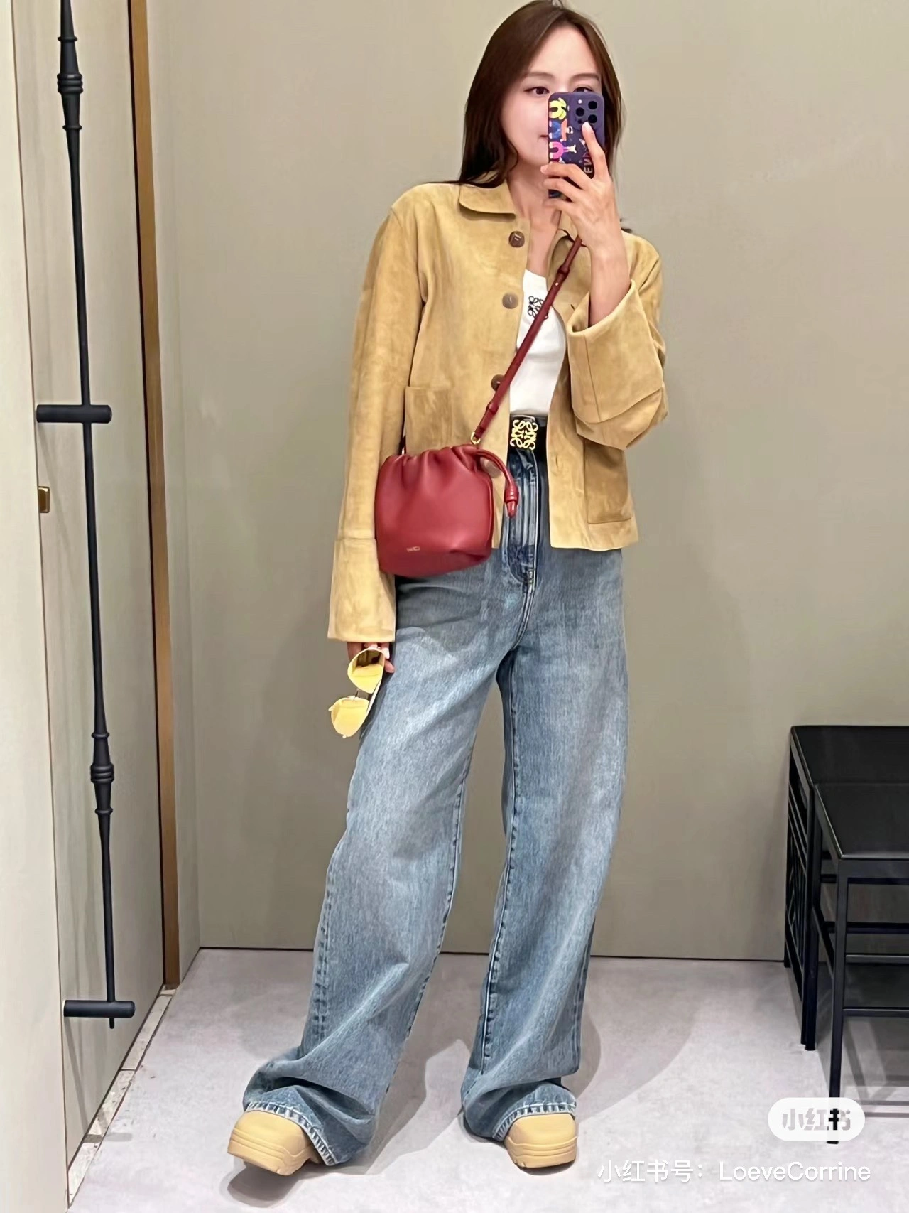 Top mirror Loewe Flamenco Bags