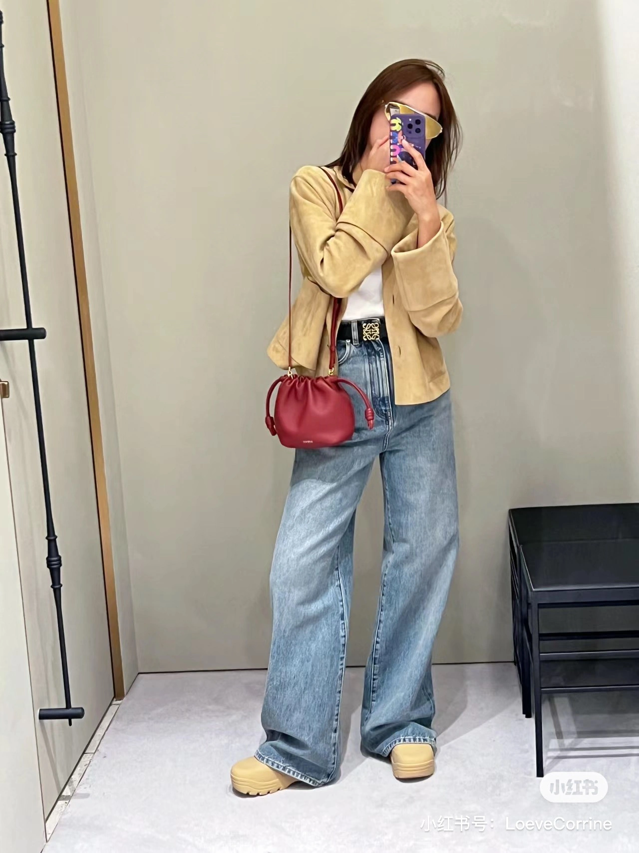 Top mirror Loewe Flamenco Bags