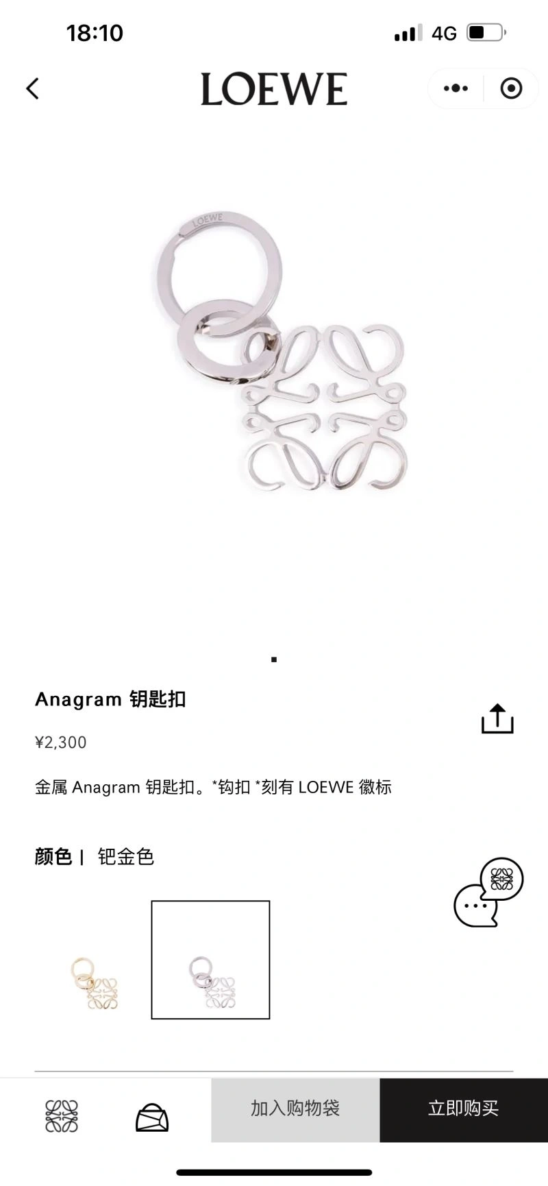 Official Loewe Keychains