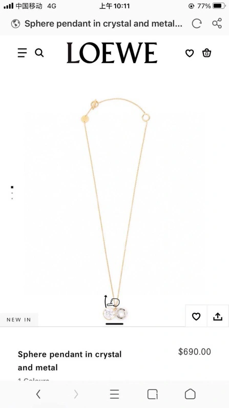 Precise copy Loewe Necklaces