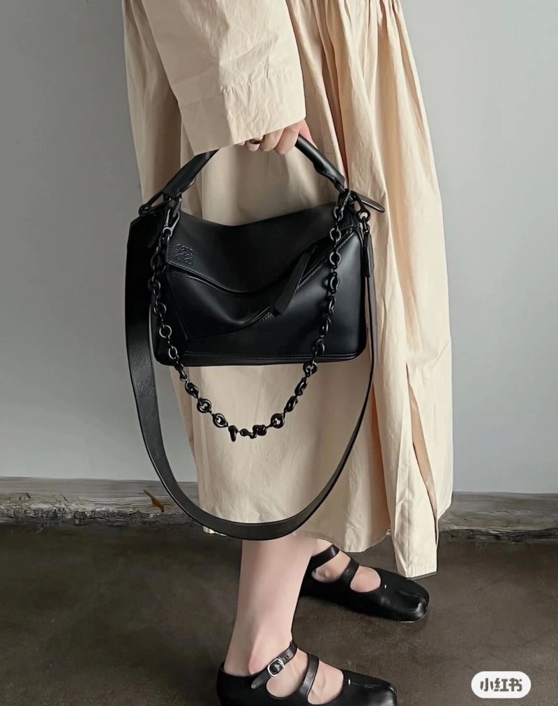 Brand-authenticated Loewe Puzzle Bags