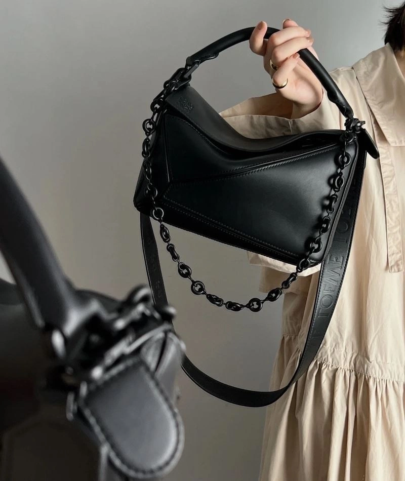 Brand-authenticated Loewe Puzzle Bags