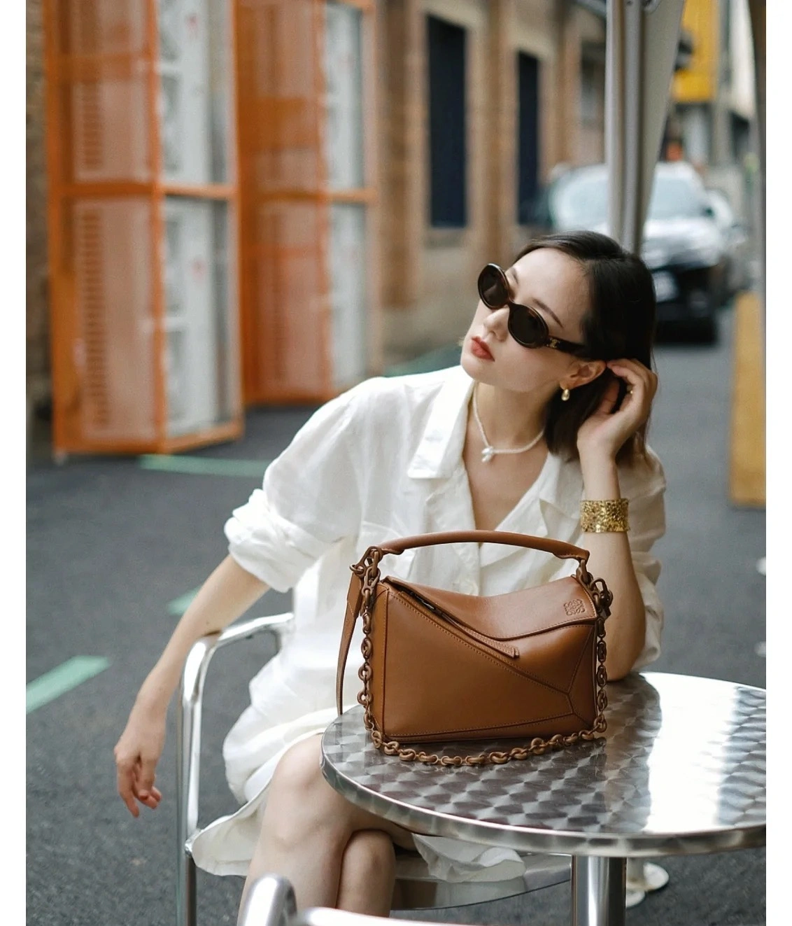 Exact replica Loewe Puzzle Bags