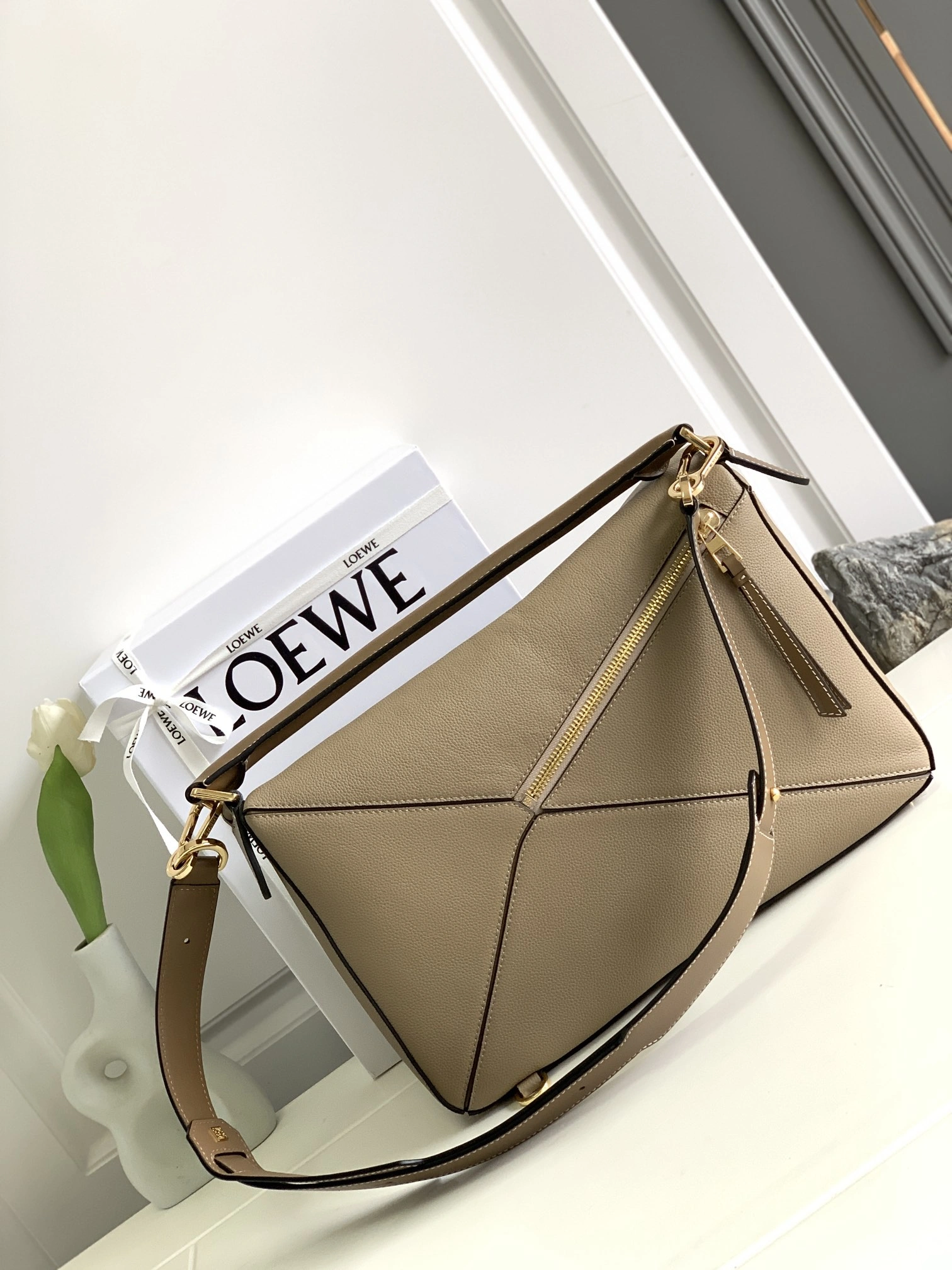 Brand-authenticated Loewe Puzzle Bags