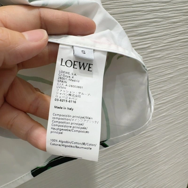 Exact replica Loewe Shirts