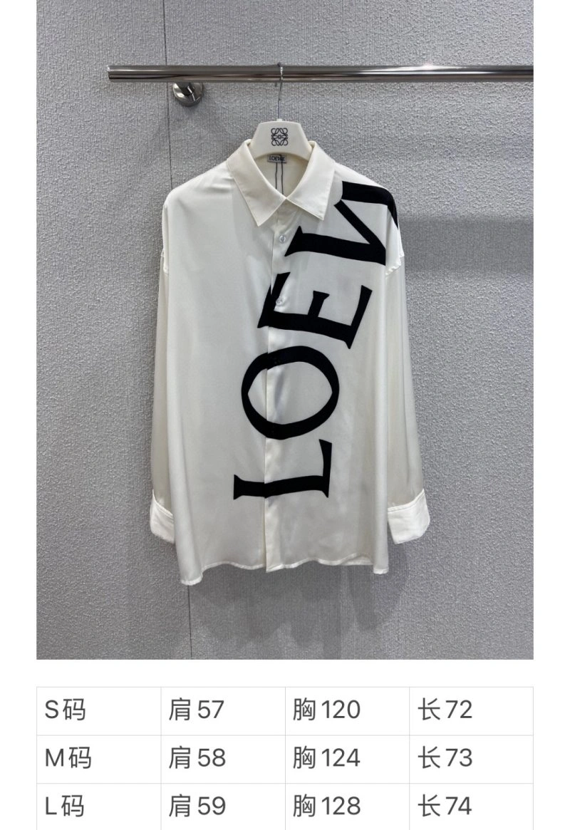 Exact replica Loewe Shirts