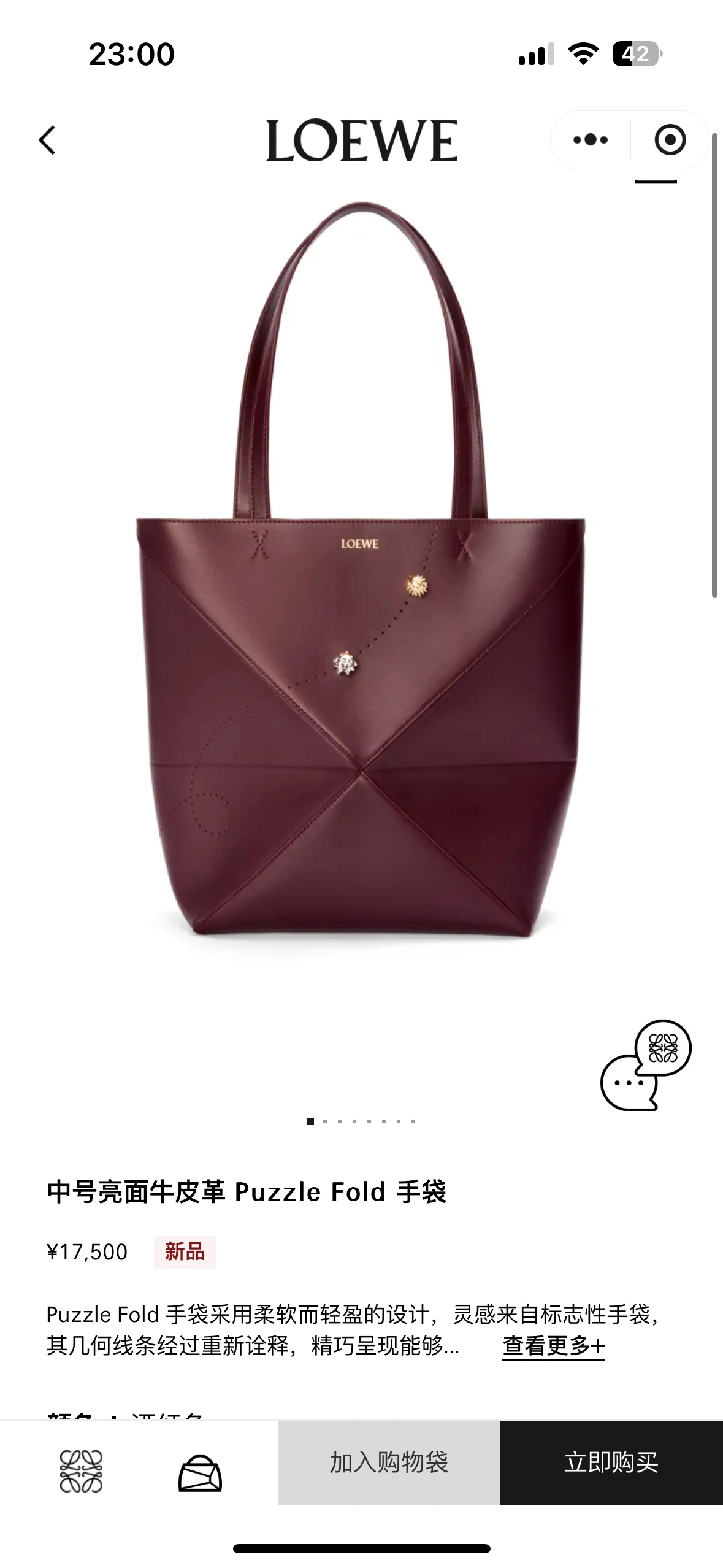 Accurate model Loewe Shopping Bags