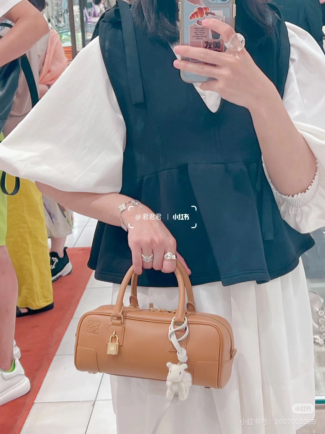 Indistinguishable Loewe Top Handle Bags