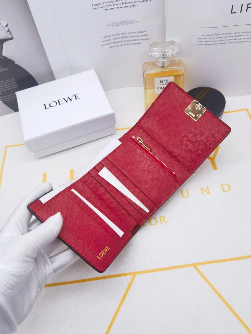 Real Loewe Wallets Purse
