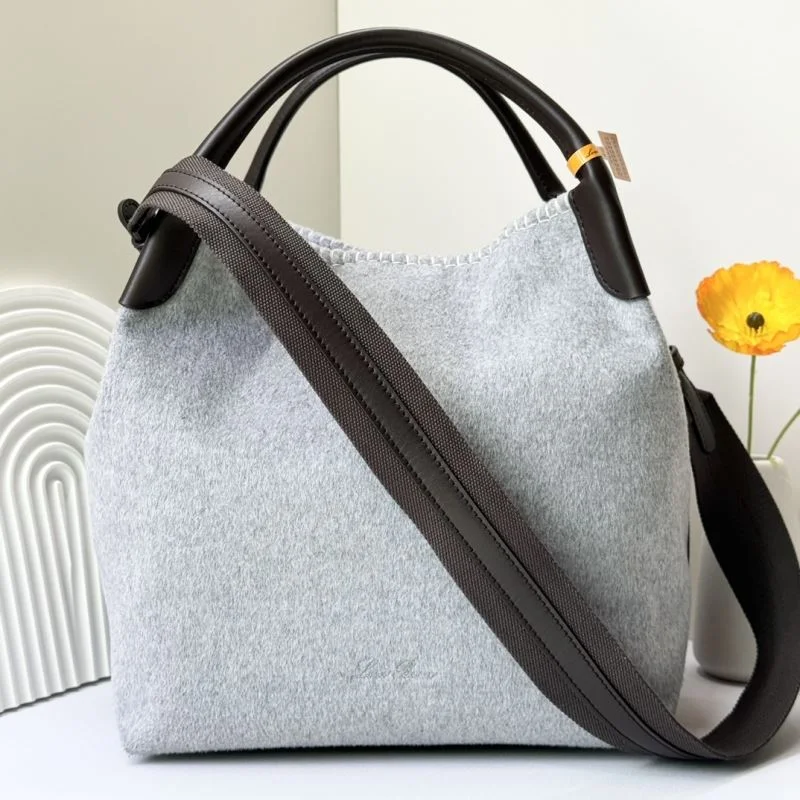 Value-priced Loro Piana Bucket Bags