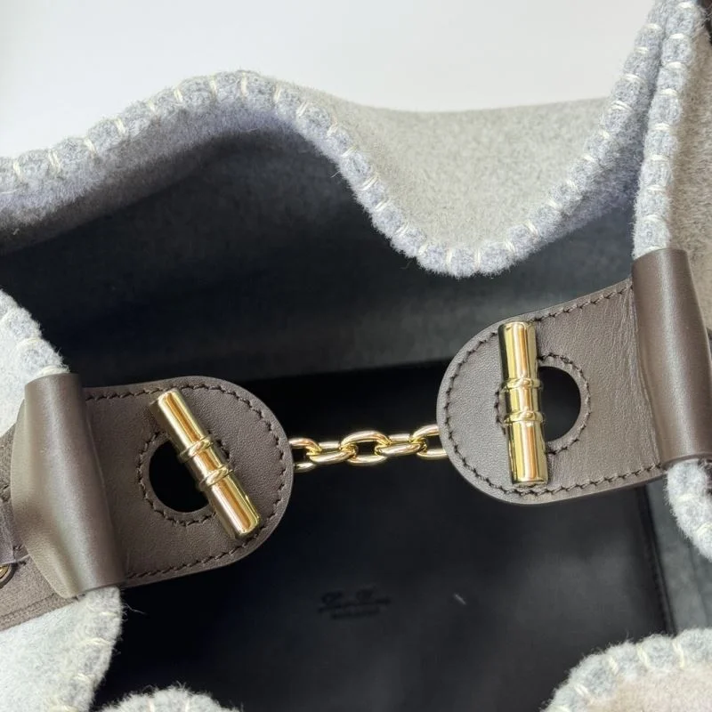 Value-priced Loro Piana Bucket Bags