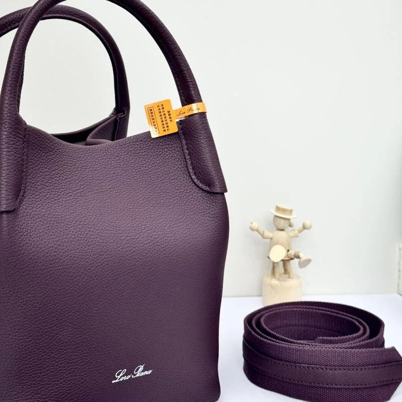 Indistinguishable Loro Piana Bucket Bags