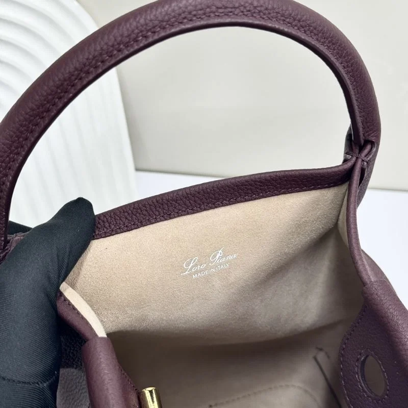 Indistinguishable Loro Piana Bucket Bags
