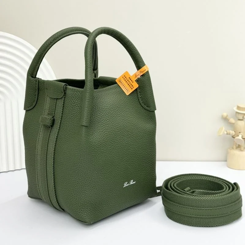 Brand-authenticated Loro Piana Bucket Bags