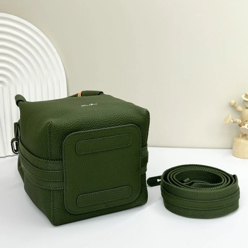 Brand-authenticated Loro Piana Bucket Bags