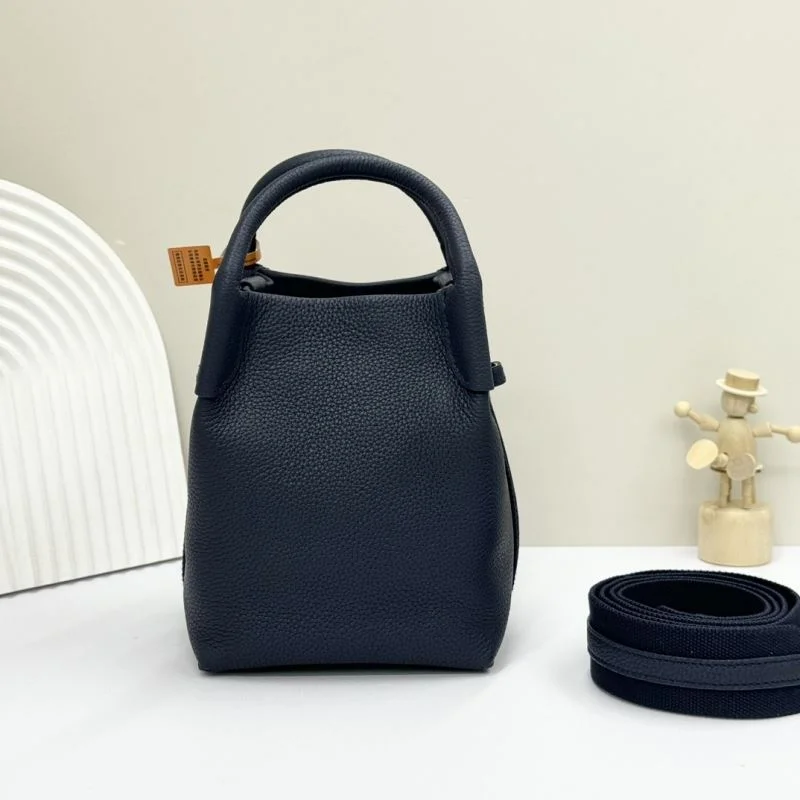 Brand-authenticated Loro Piana Bucket Bags