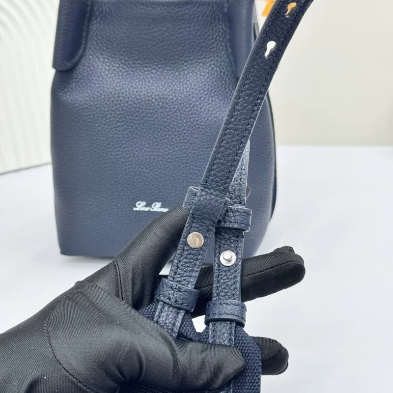 Brand-authenticated Loro Piana Bucket Bags