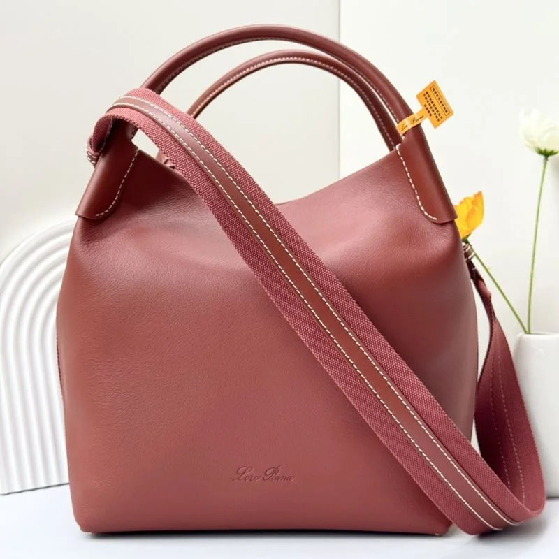 Brand-authenticated Loro Piana Bucket Bags