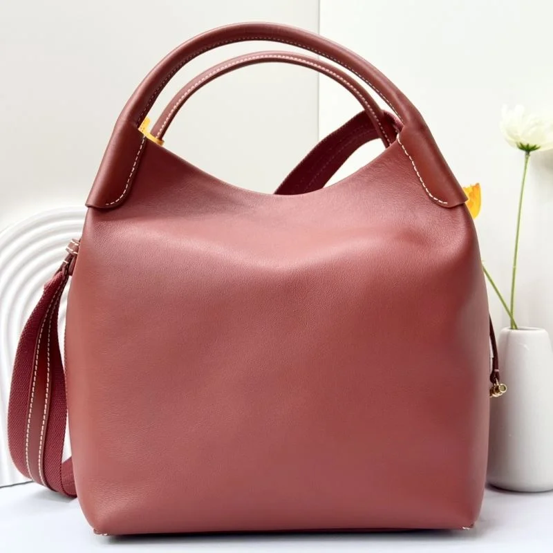 Brand-authenticated Loro Piana Bucket Bags