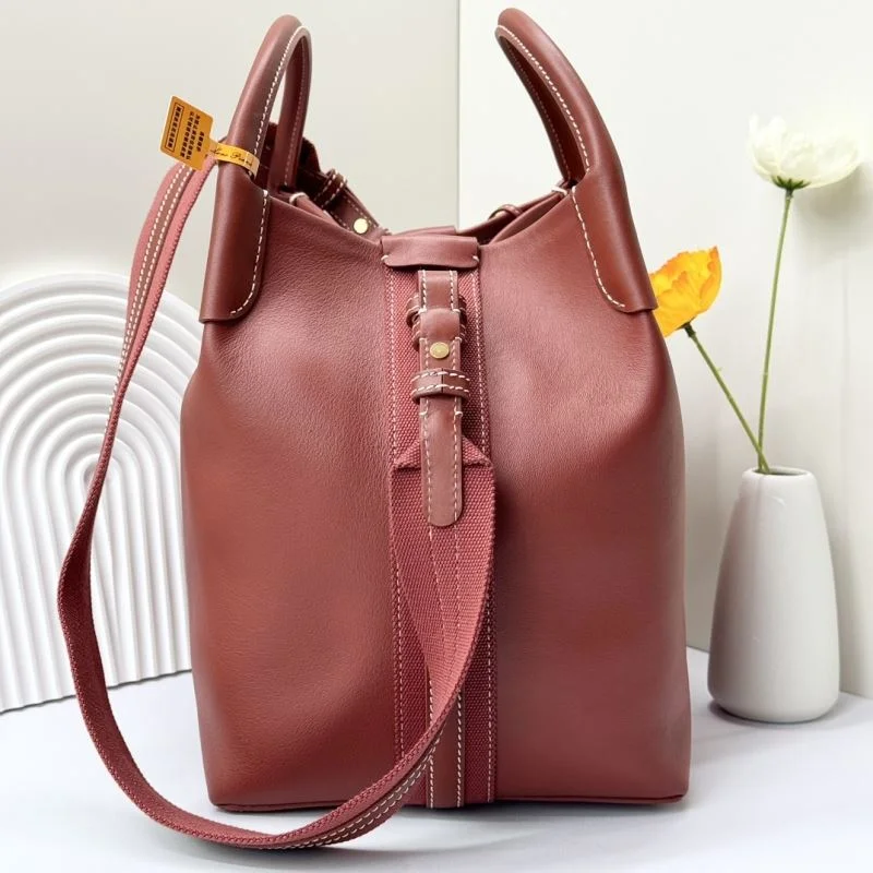 Brand-authenticated Loro Piana Bucket Bags