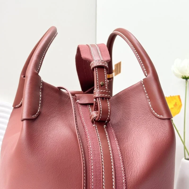 Brand-authenticated Loro Piana Bucket Bags