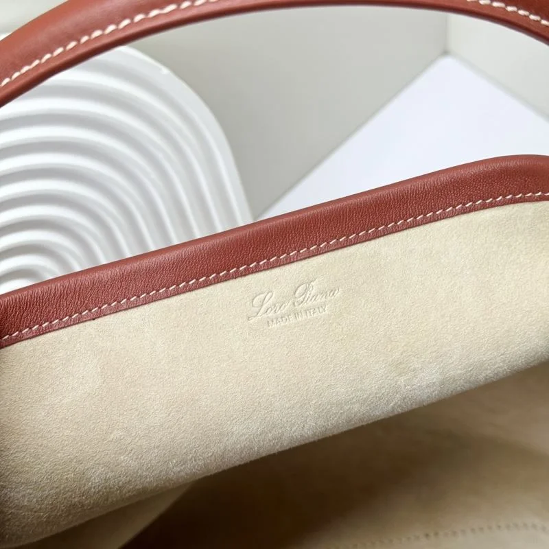 Brand-authenticated Loro Piana Bucket Bags