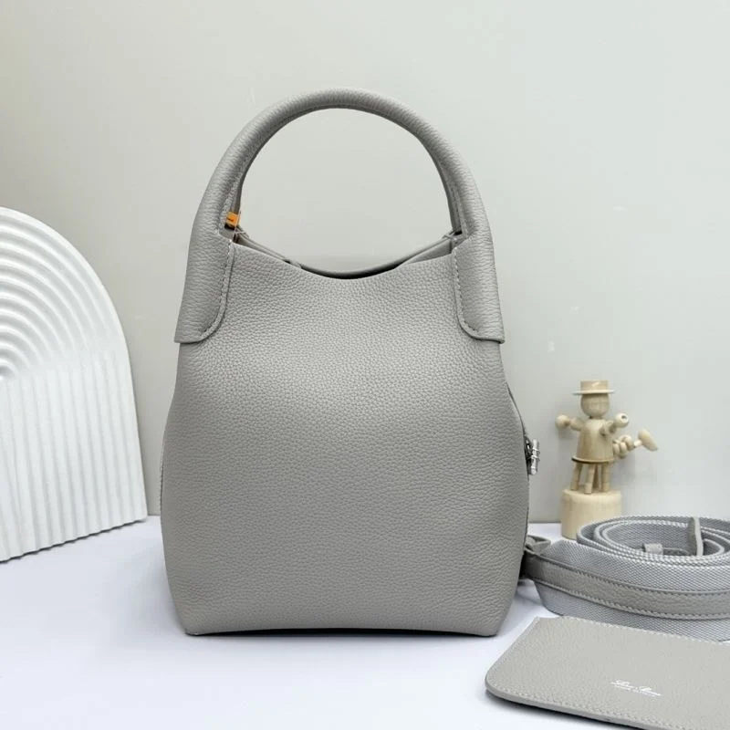 Brand-authenticated Loro Piana Bucket Bags