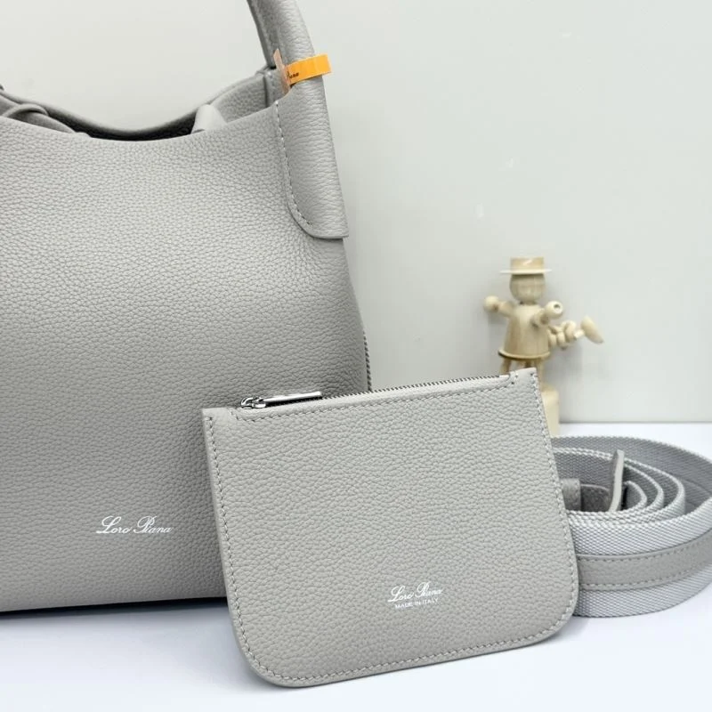 Brand-authenticated Loro Piana Bucket Bags