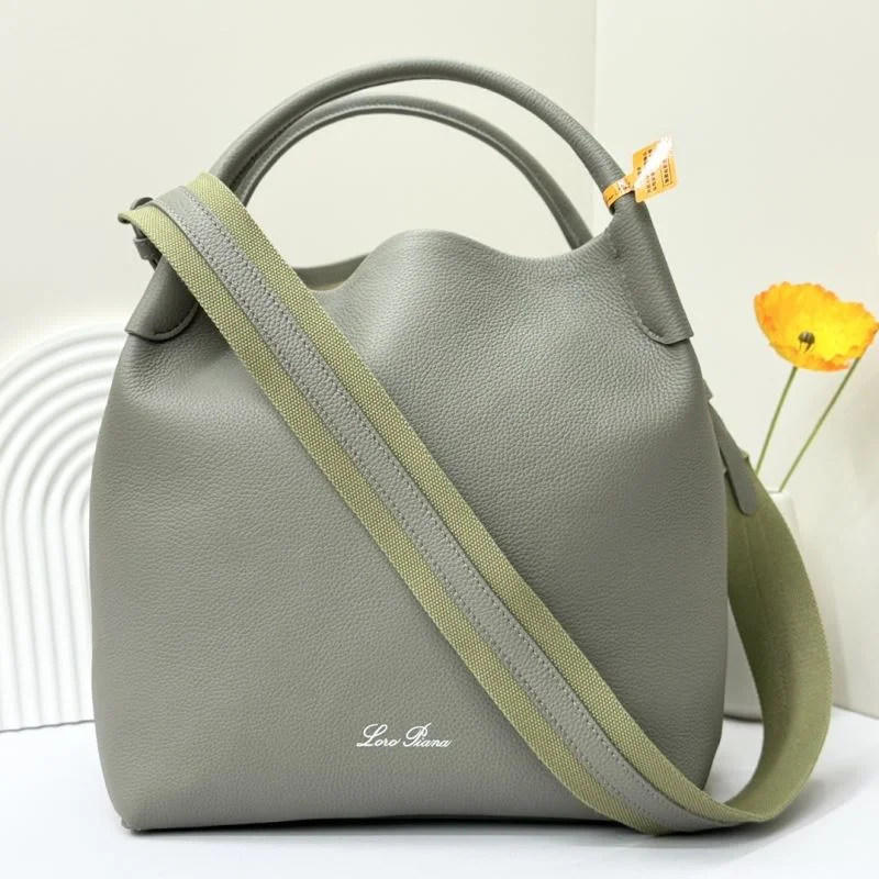 Indistinguishable Loro Piana Bucket Bags