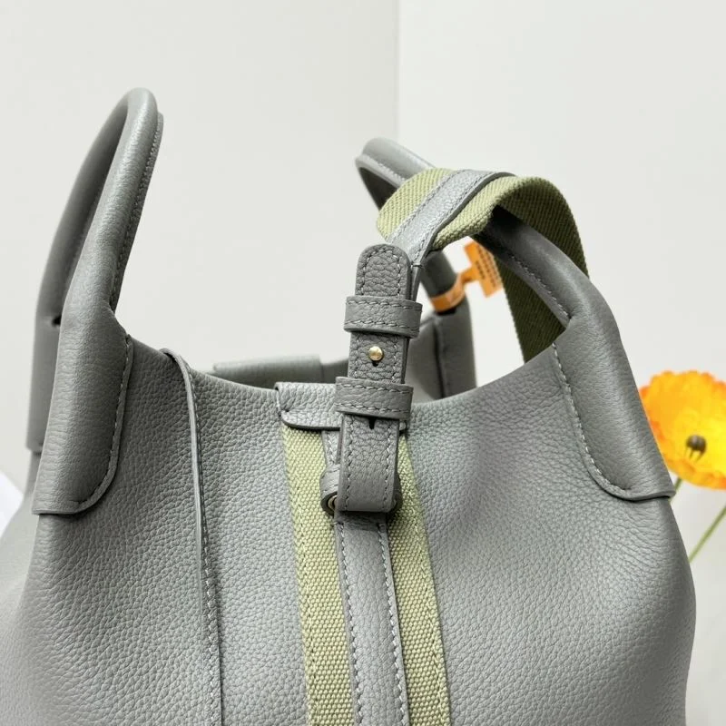 Indistinguishable Loro Piana Bucket Bags