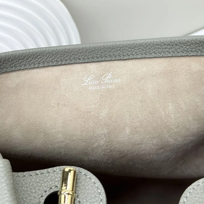Indistinguishable Loro Piana Bucket Bags