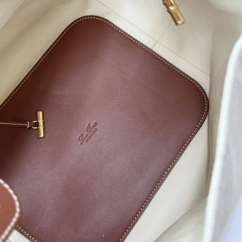 Value-priced Loro Piana Bucket Bags