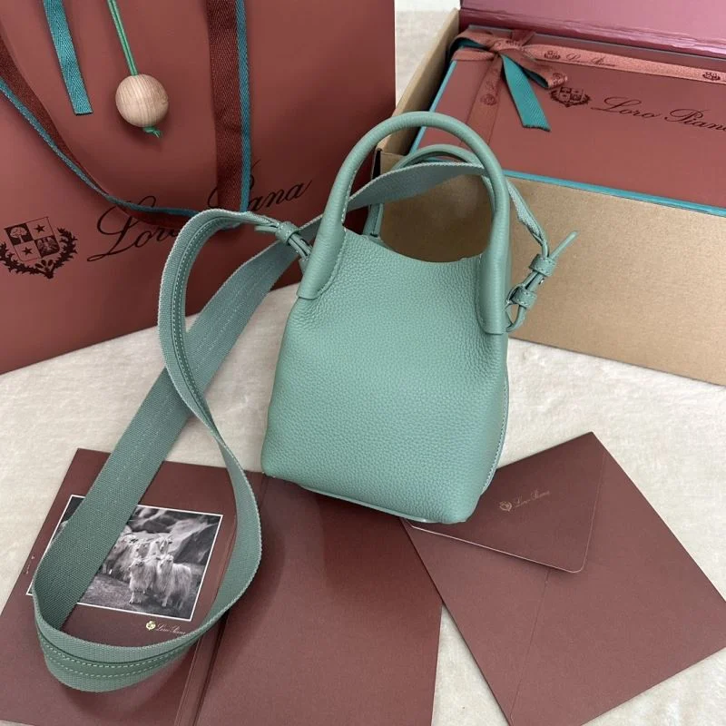 Value-priced Loro Piana Bucket Bags